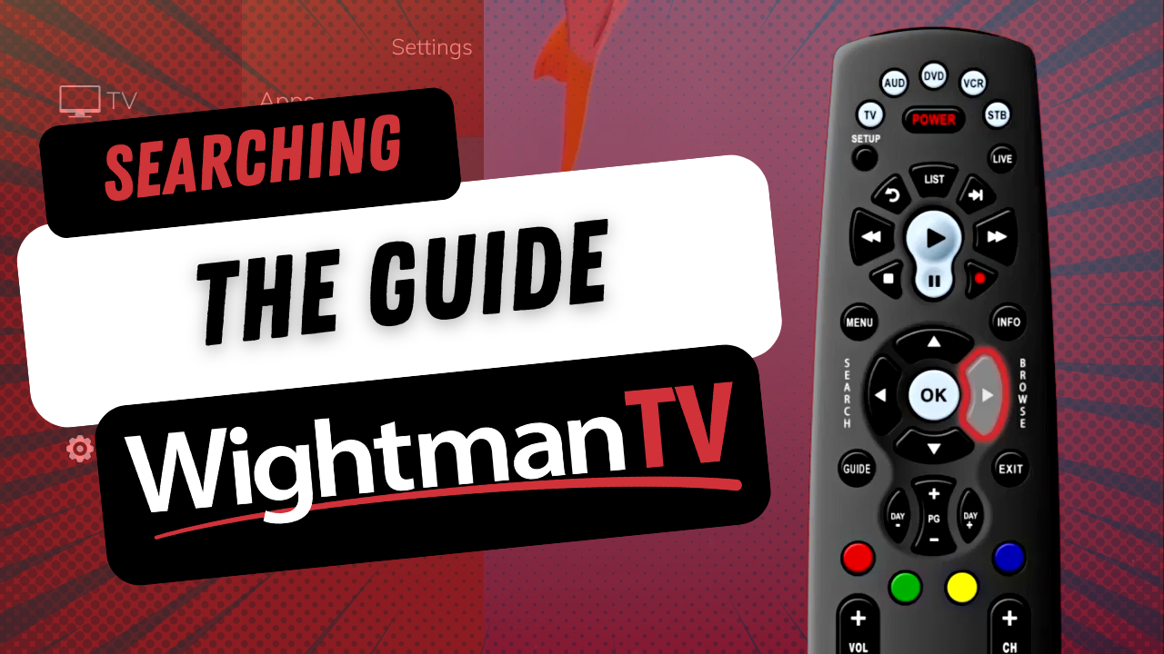 Using the Search Function - Wightman Telecom