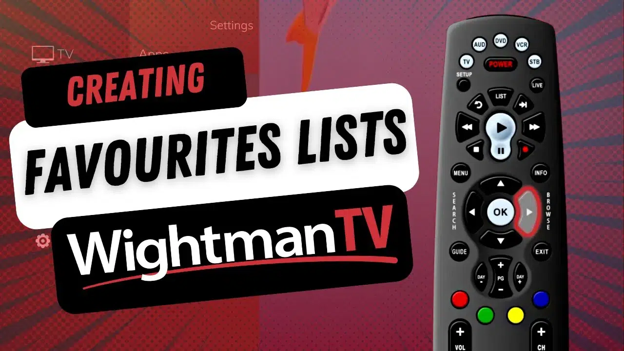 Creating a Favourites List - Wightman Telecom